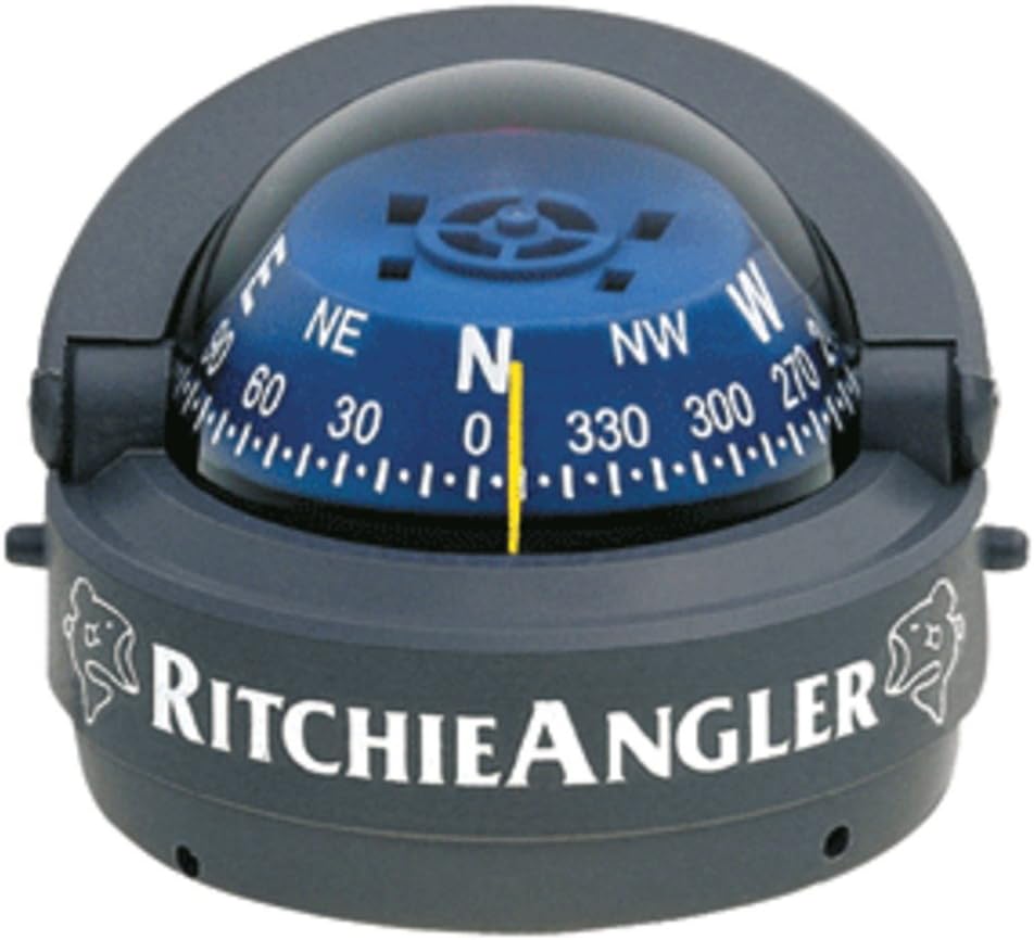 Amazon.com : COMPASS "ANGLER" SURFACE Mount : Boat Compasses : Sports ...