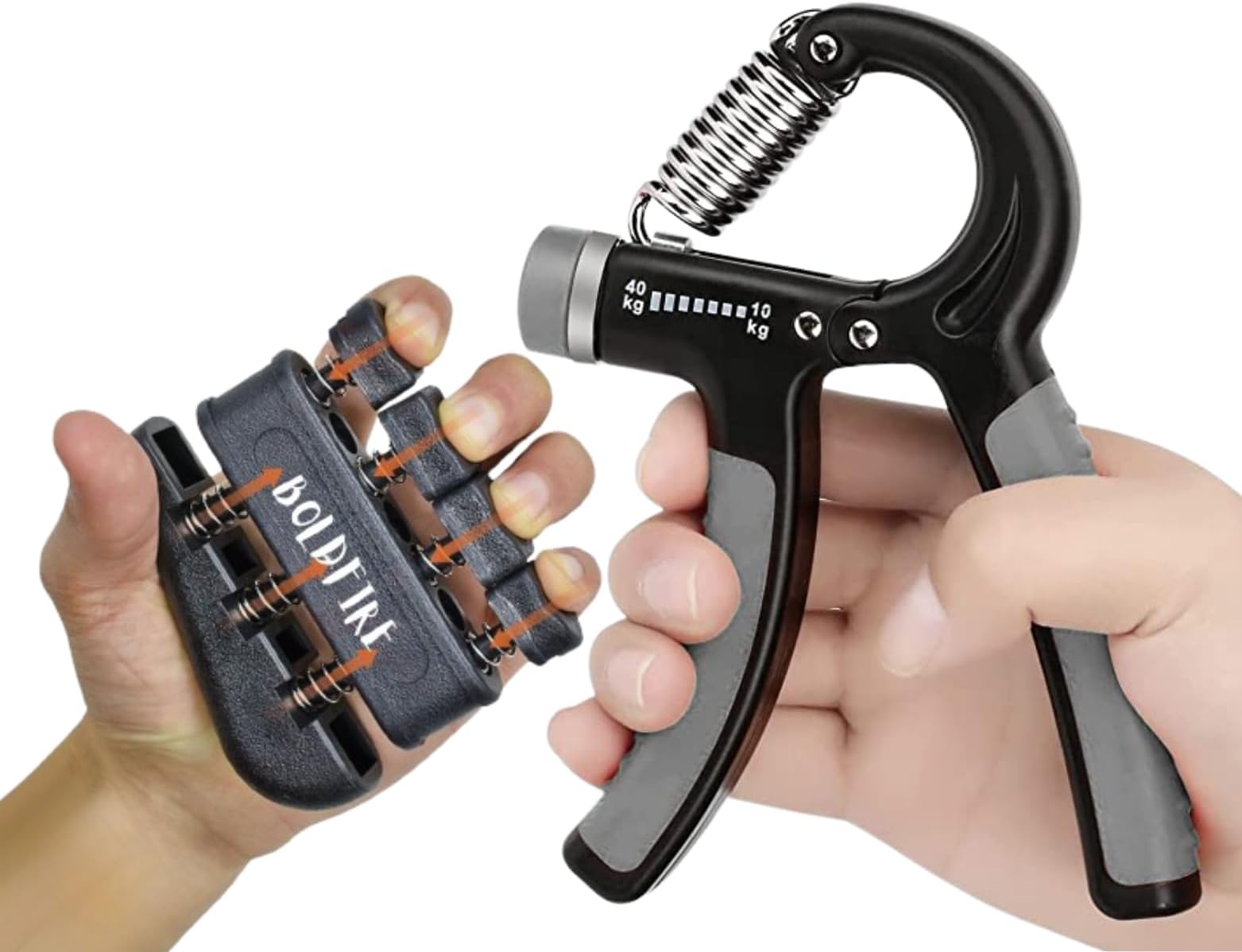 Buy Grip Strengther Trainer Kit (2 Pack), Forearm Strengthener, Hand ...