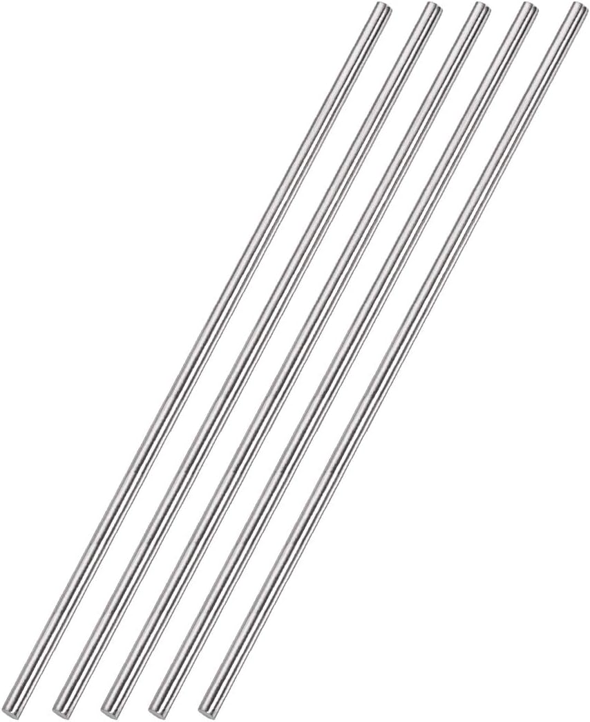 Amazon.com: uxcell 5mm x 250mm 304 Stainless Steel Solid Round Rod for ...