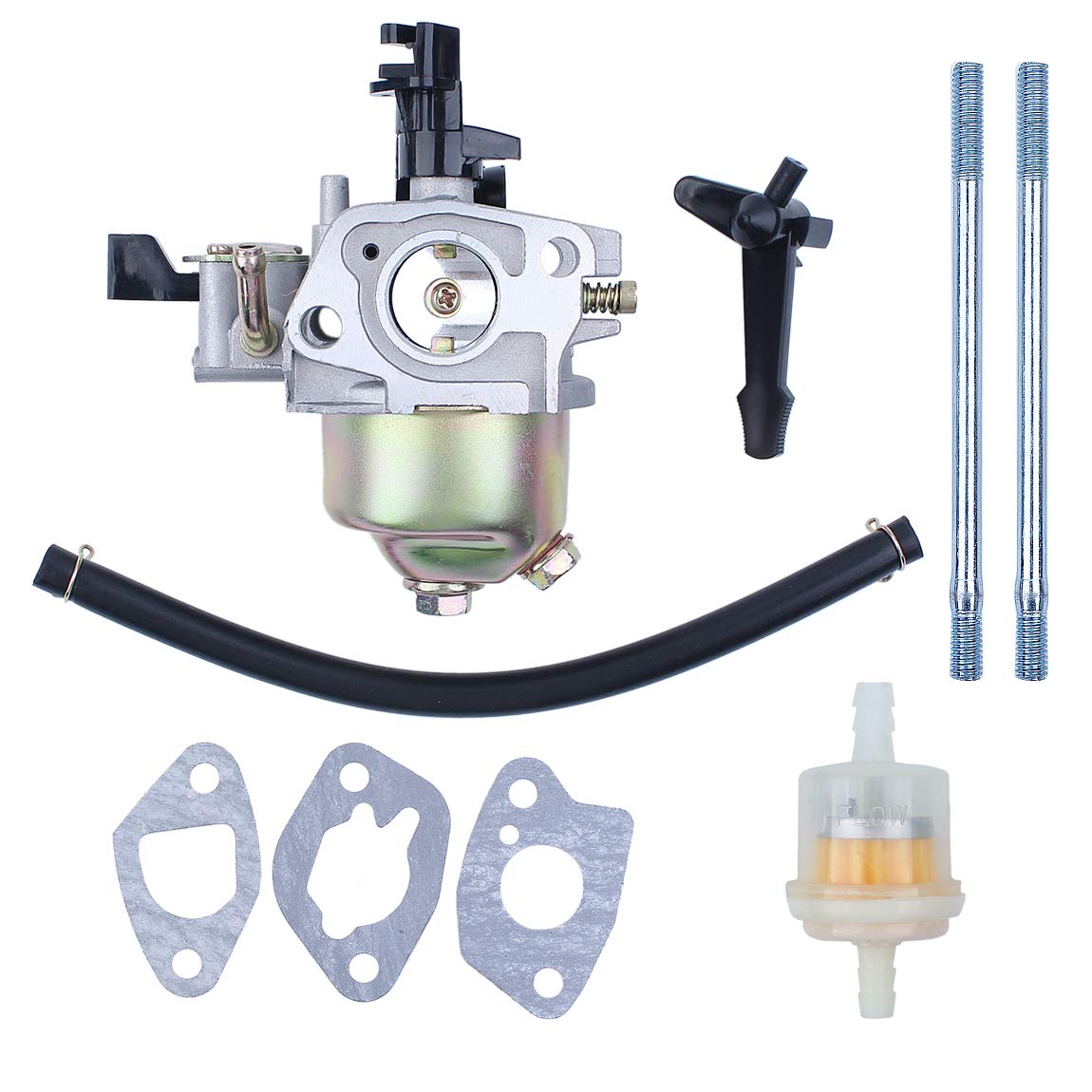 Buy HAISHINE Carburetor ket Bolt Fuel Line Filter Fit Honda GX160 GX200 ...