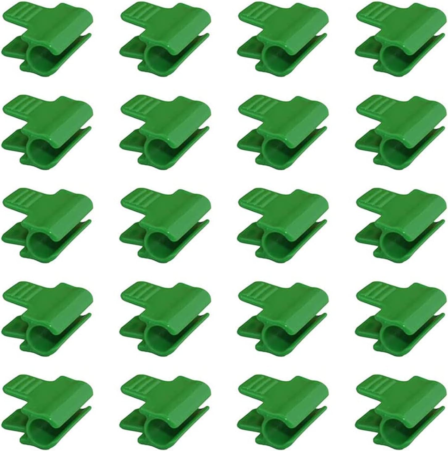 Mecmbj 20 Pieces Greenhouse Clamps Clips Plastic Plant Clip Greenhouse ...