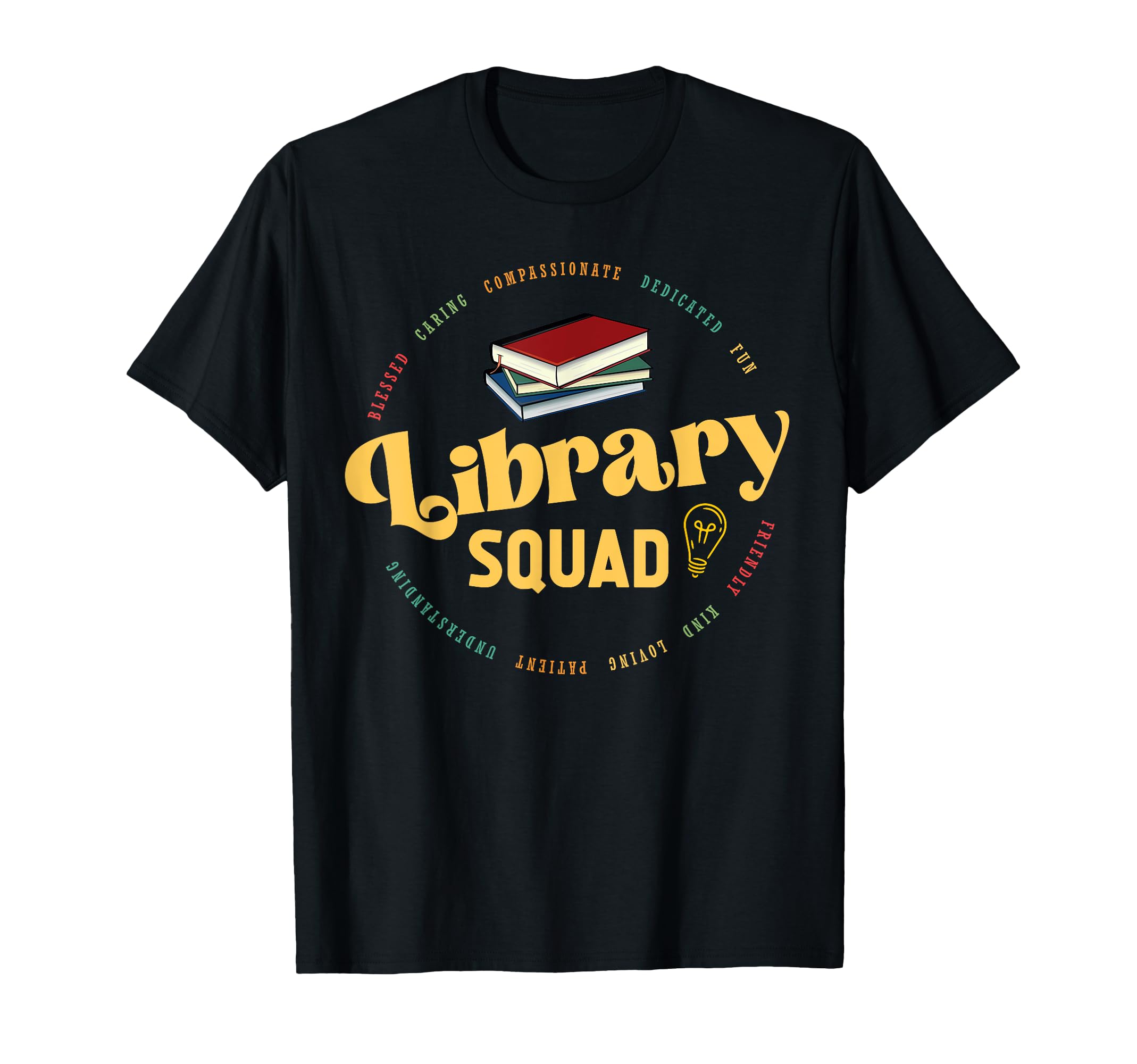 Amazon.com: Library Worker Designs - Library Squad T-Shirt : Clothing ...