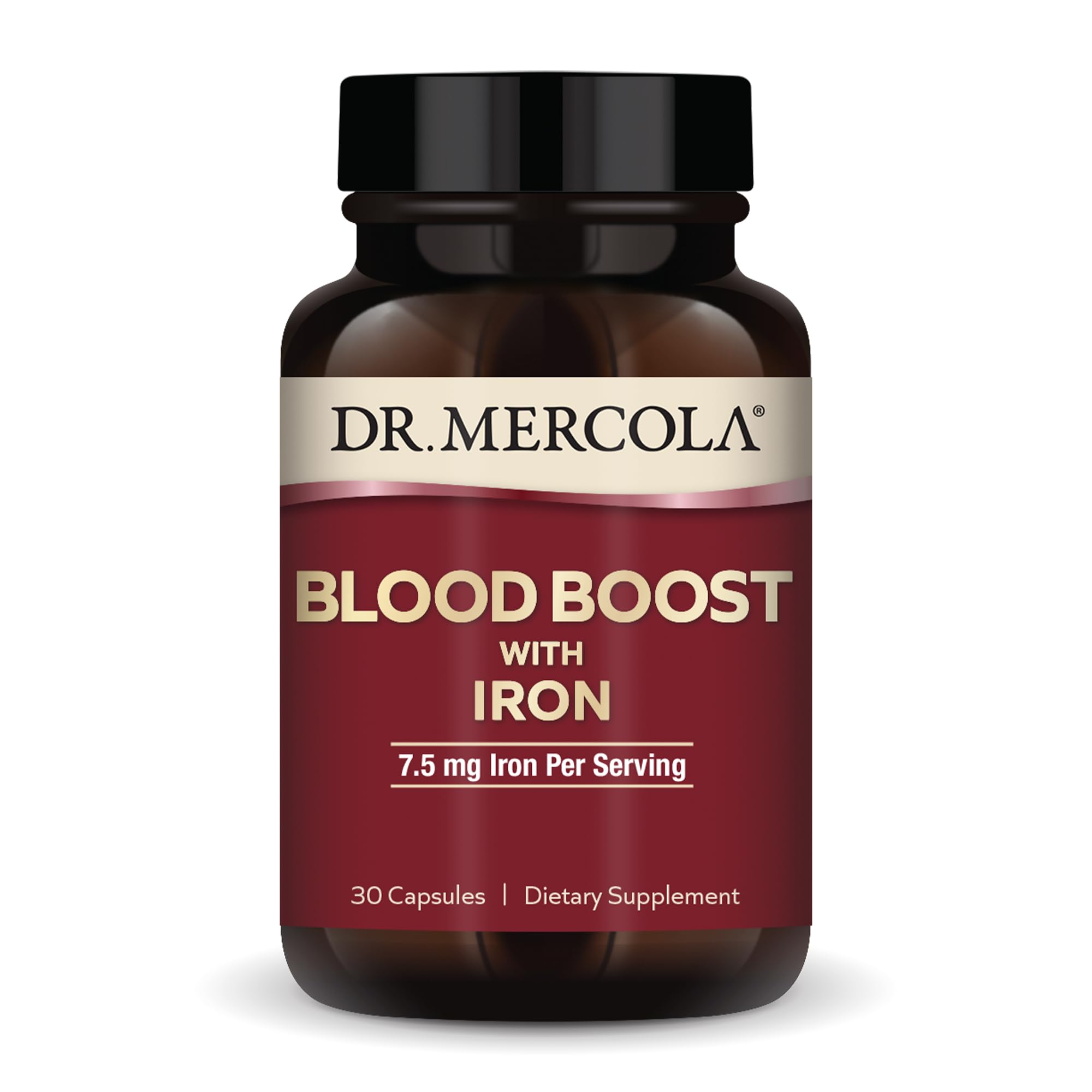 Amazon.com: Dr. Mercola Blood Boost with Iron, 30 Servings (30 Capsules ...