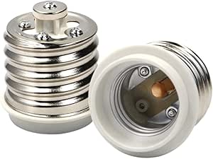E-Simpo E39/E40 a E26/E27 Adaptador Mogul E39/E40 a Medium E26/E27 foco Lámpara Socket ...
