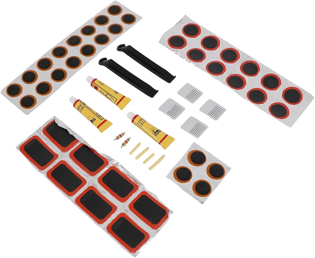 Lawazim Bicycle Inner Tube Puncture Patch Kit with Portable Storage Box ...