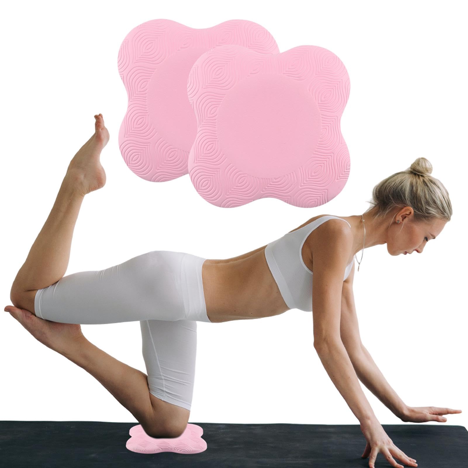 Amazon.com: LOQJSS 2PCS Yoga Knee Pad Yoga Knee Cushion Thick Kneeling ...