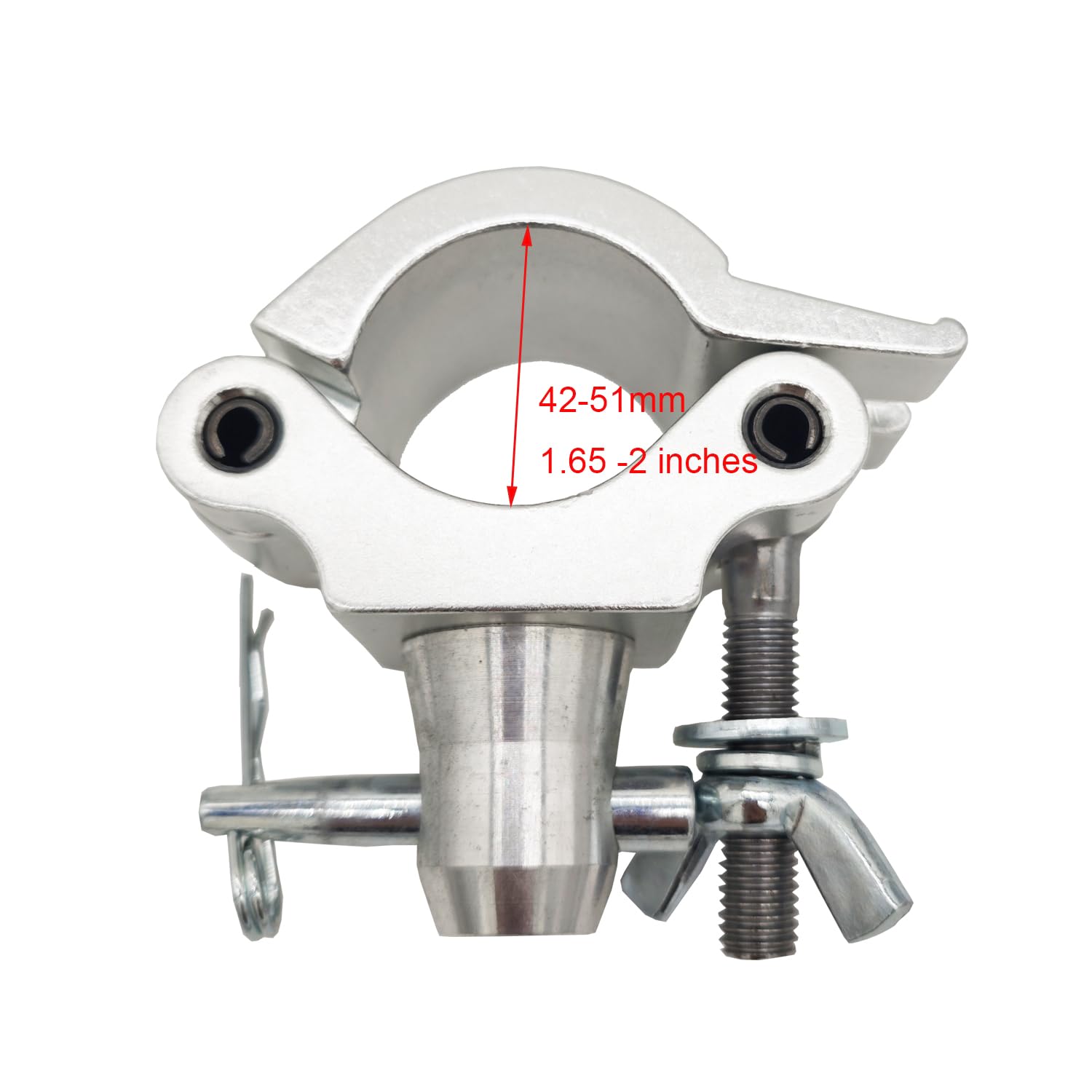 Snapklik.com : 2" Aluminum Wrap-Around Coupler Clamp For 42-51mm Stage ...