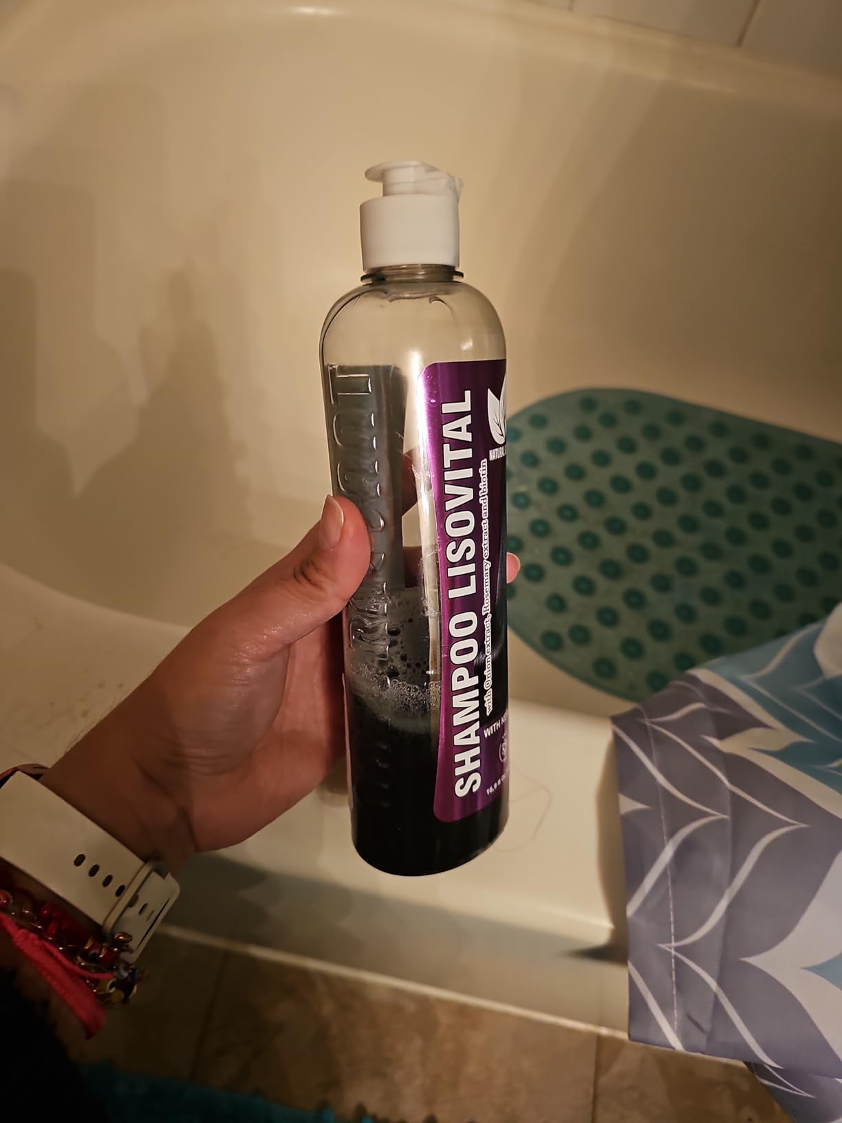 Amazon.com: Natural sant - Liso Vital Straightener Shampoo, Anti Frizz ...