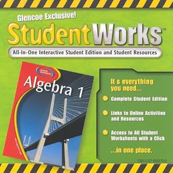 Glencoe Algebra 1, Studentworks: Amazon.co.uk: McGraw-Hill ...