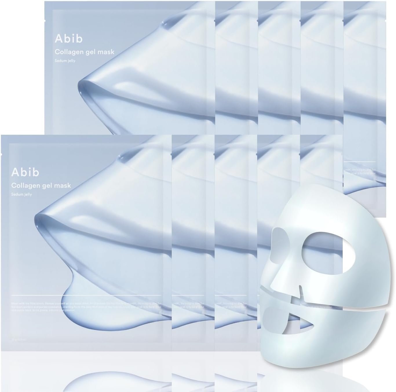Amazon.com : Abib Collagen Gel Mask Sedum Jelly 10 Sheets I Vegan ...