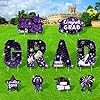 Amazon.com : 2024 Graduation Yard Sign Decorations Purple Black ...