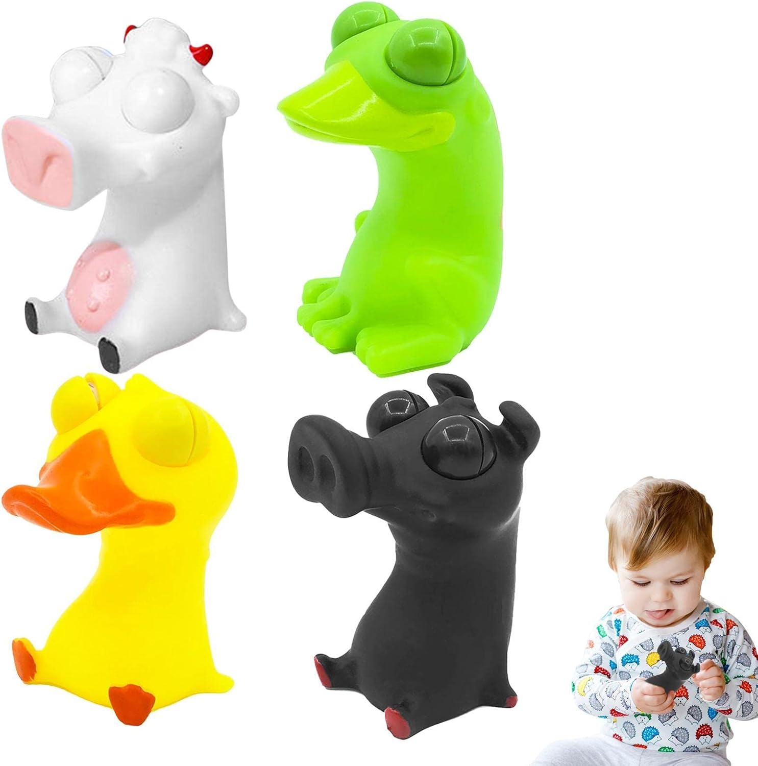 HINAA Eye Popping Squeeze Toy | Funny Pinch Toys Animal Series ...