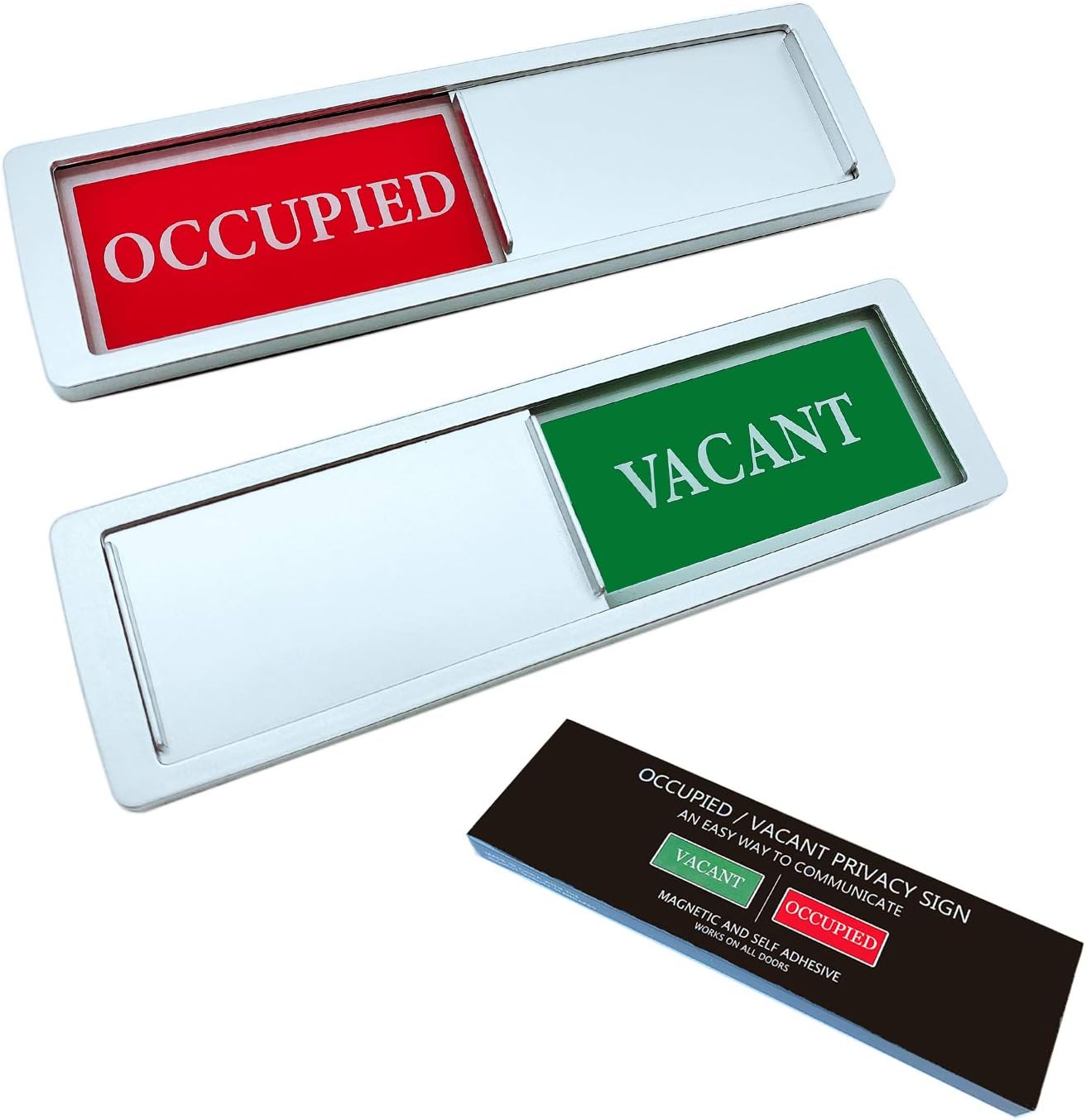 Amazon.com : Privacy Sign - Magnet Vacant Occupied Sign for Home ...