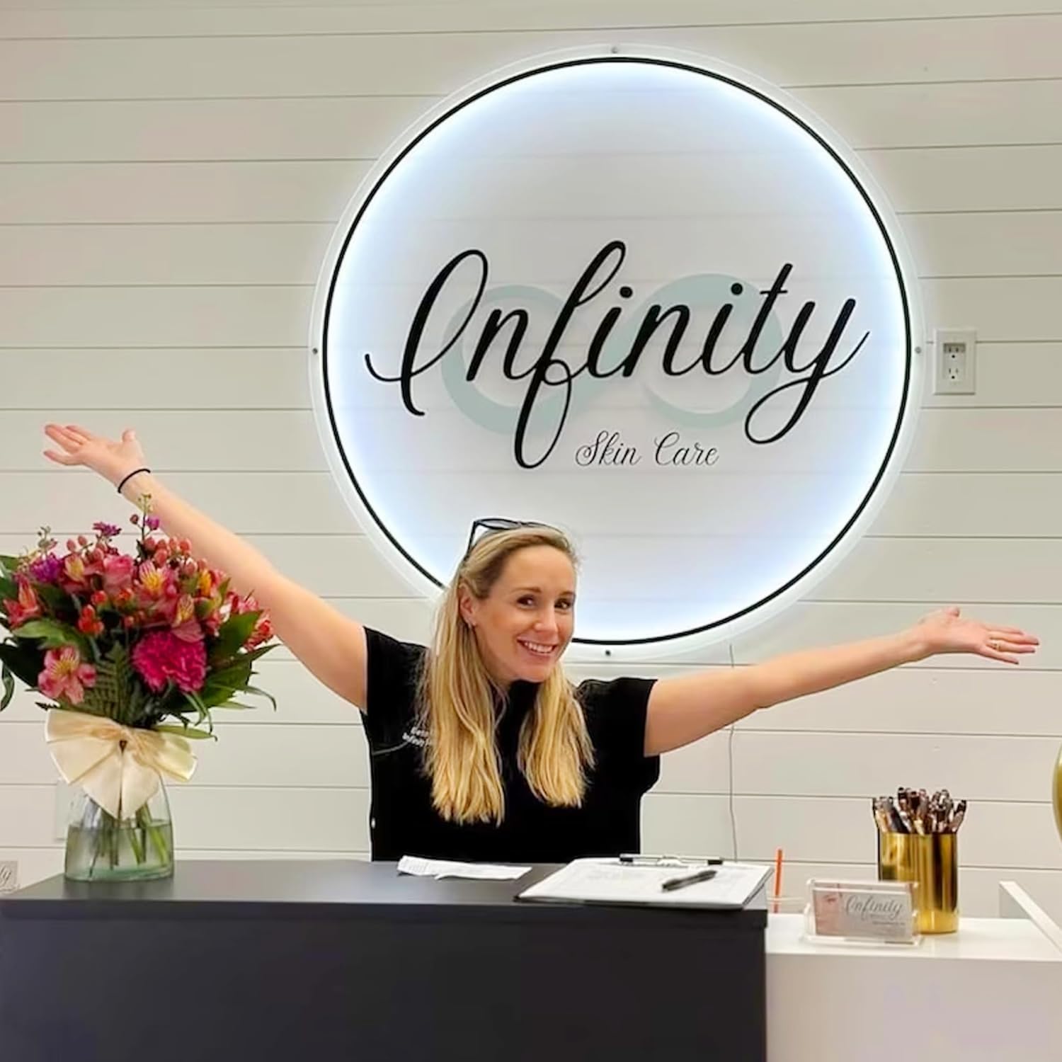 Cofinity Logo Personalized Acrylic Business Logos Signs, Custom