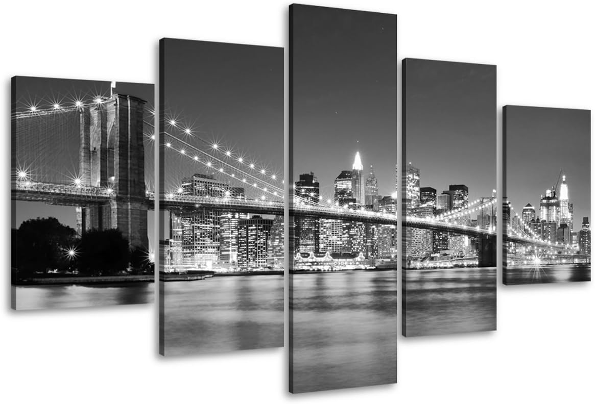 Visario Pictures on canvas length 40" height 20" Nr 6402 New York ready ...