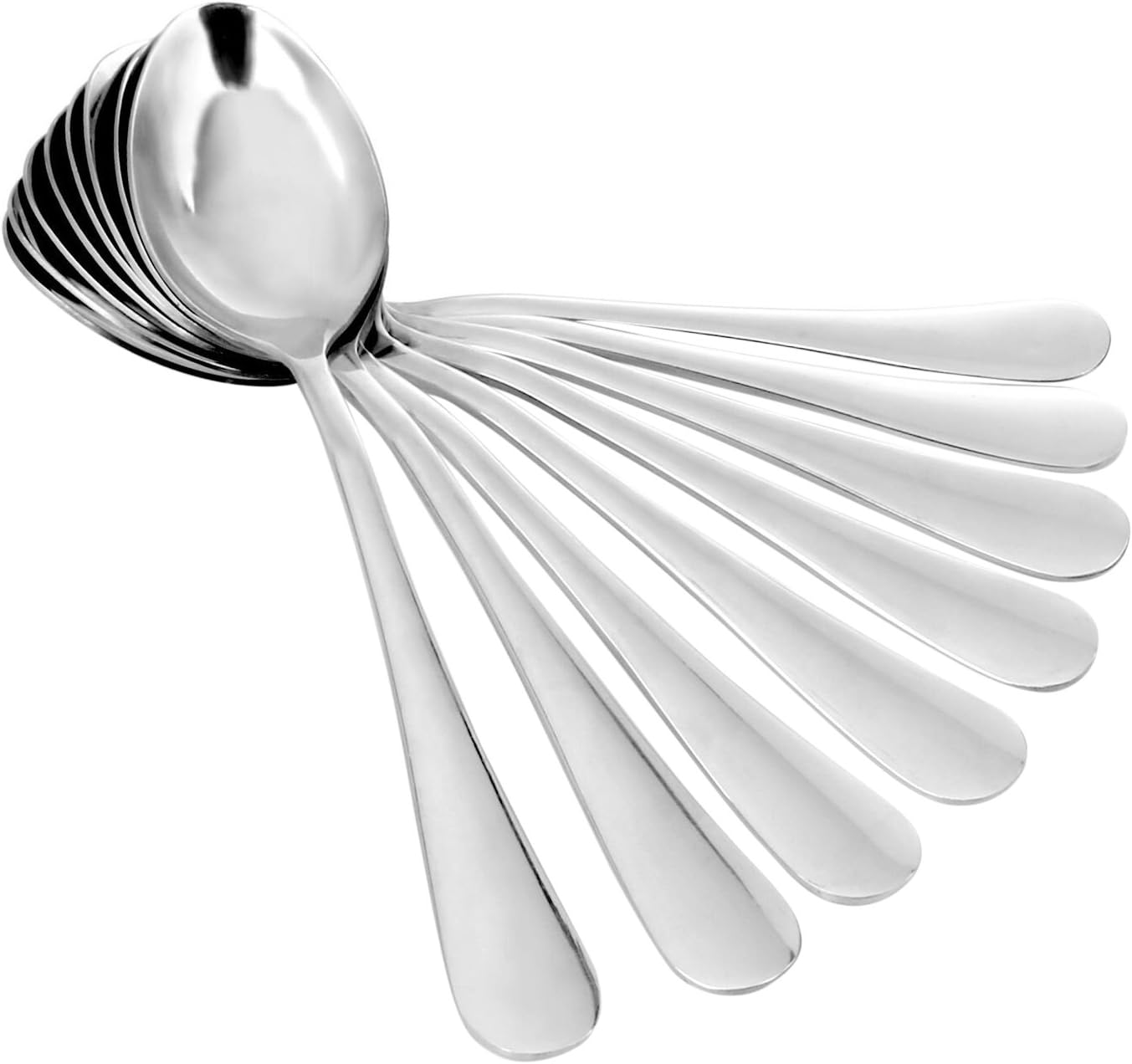 Amazon.com: Rainbow in lights Teaspoon, 8-Piece Stainless Steel ...