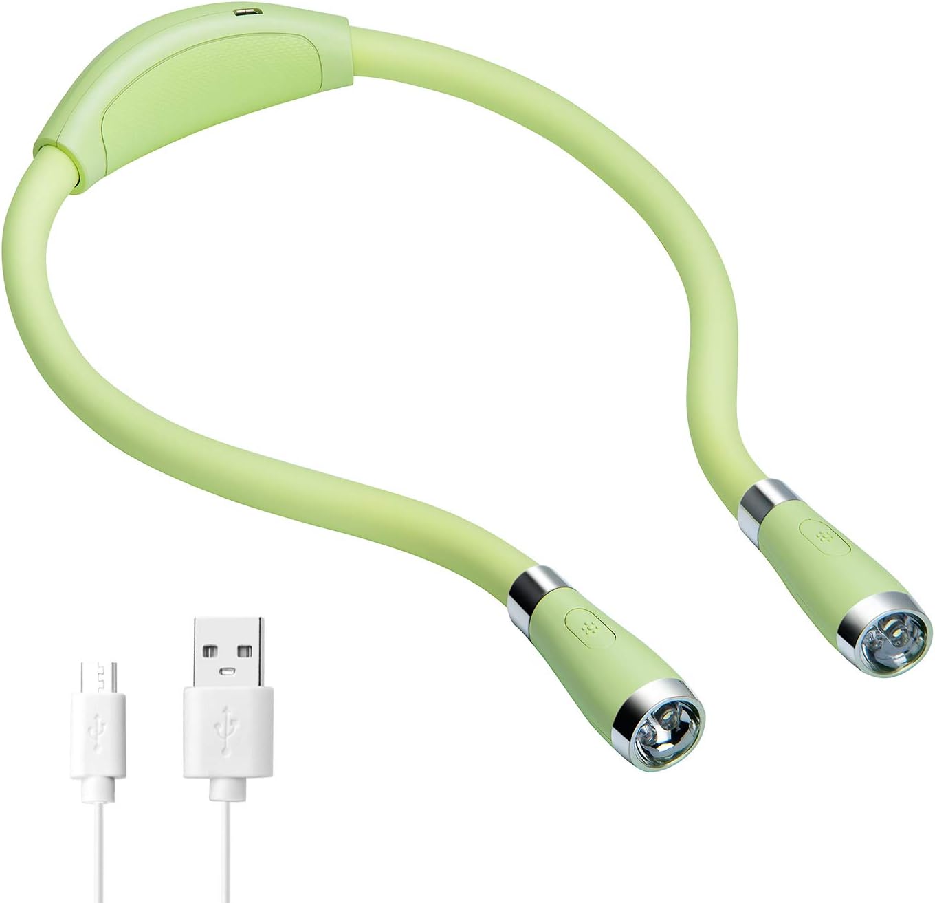 Amazon.com: TSINGREE LED Neck Book Light USB Rechargeable, Hands Free ...