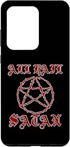 Amazon.com: Galaxy S20 Ultra All Hail Satan Pentagram Satanic ...