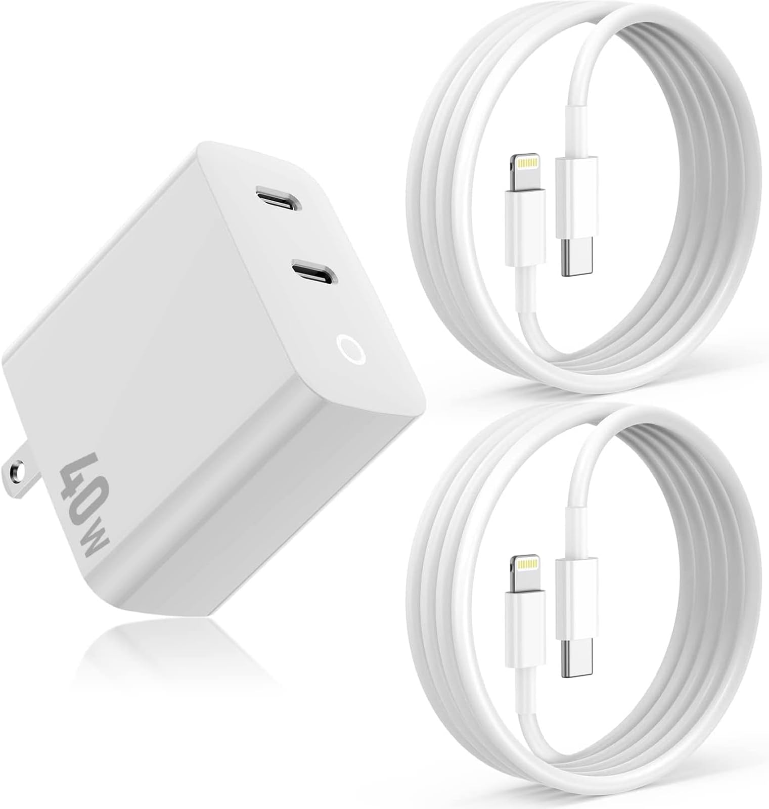 Amazon.com: USB C Fast Charger Block,USB C Charging Block 2-Pack USB C ...