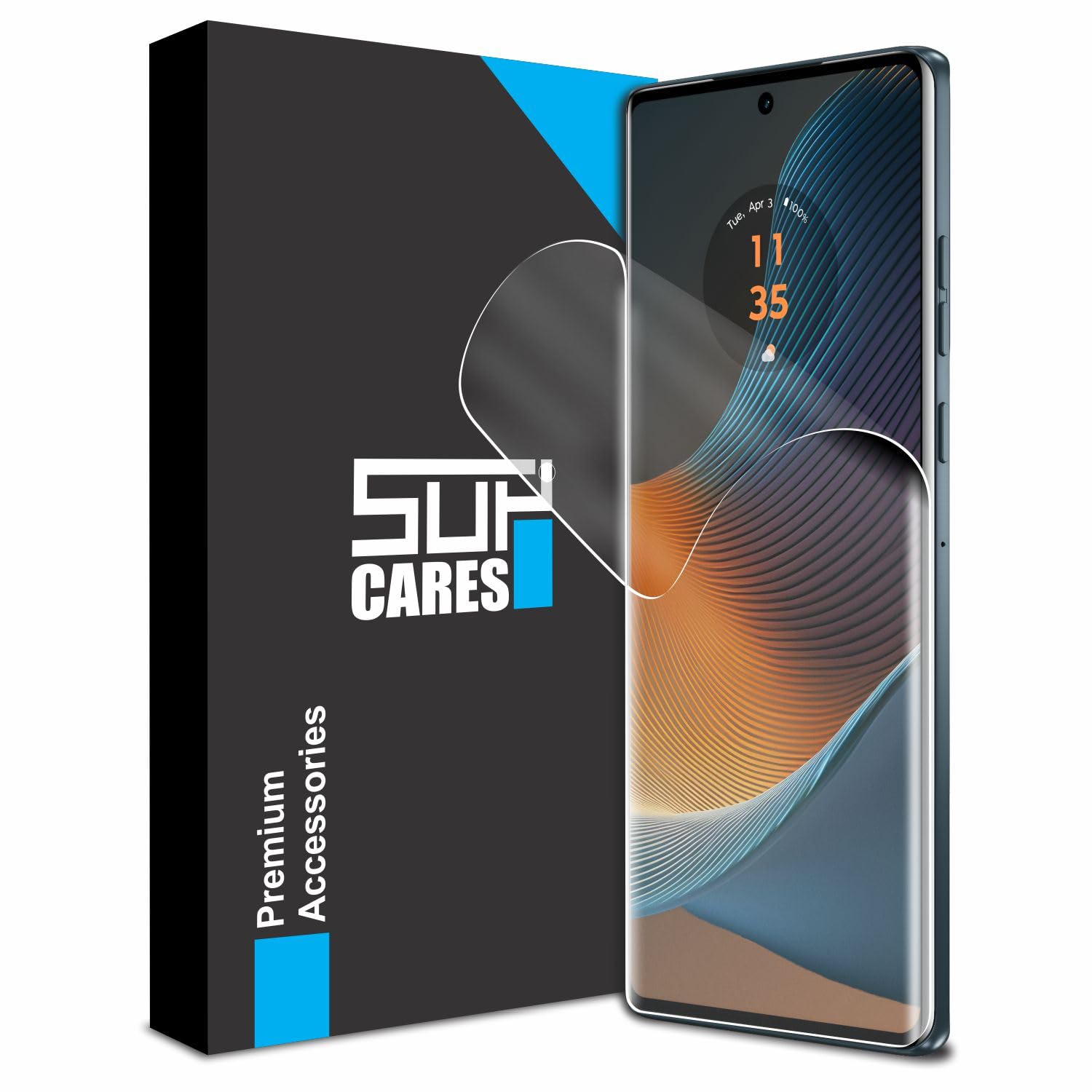 SupCares TPU Anti Glare Matte Unbreakable Membrane Screen Protector for ...