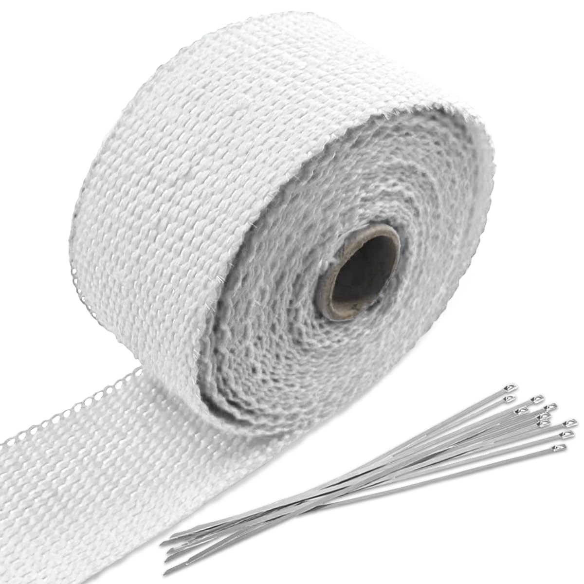 Amazon.com: 2" x 16Ft Motorcycle Exhaust Heat Wrap Roll, Exhaust ...