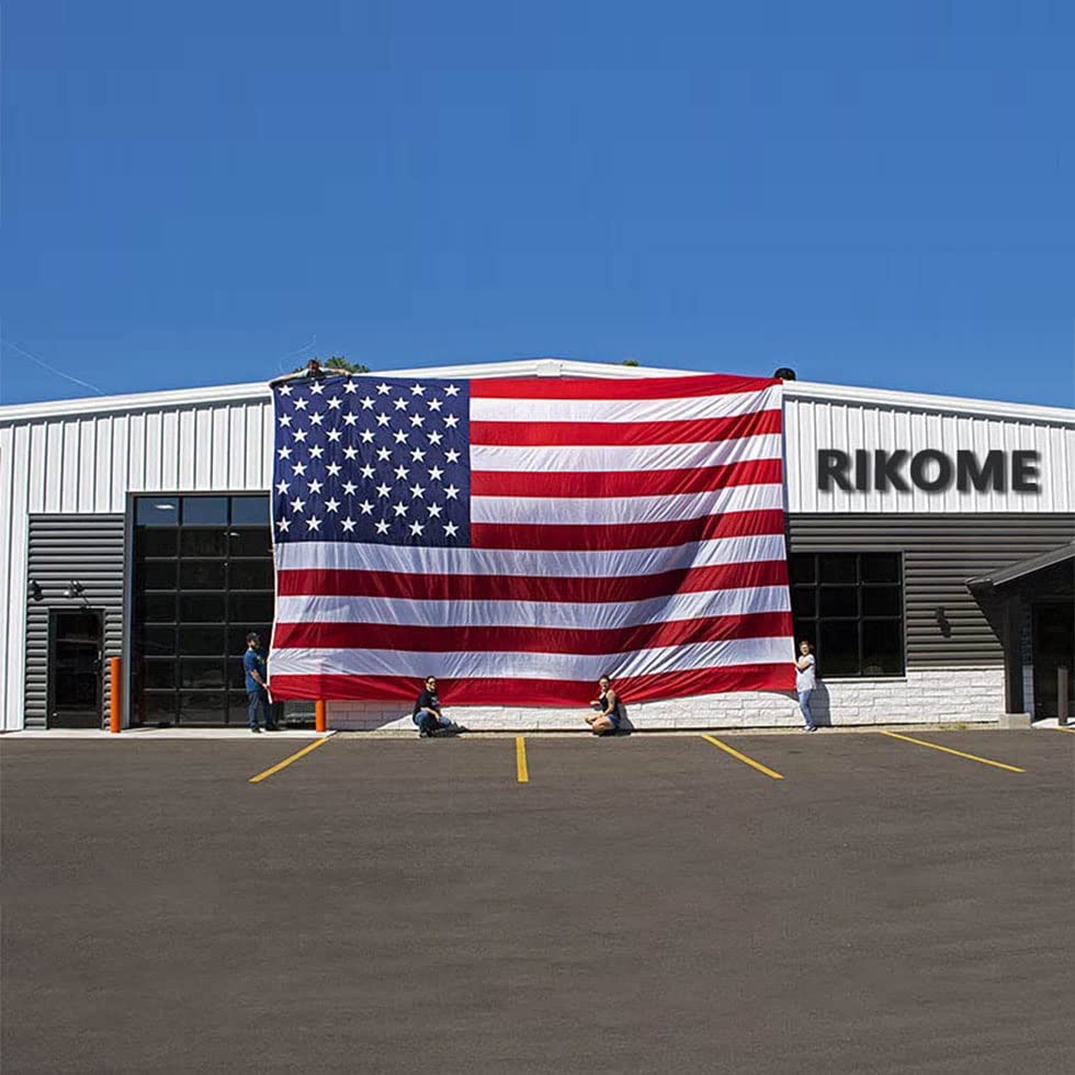 Snapklik.com : RIKOME Double Sided American US Flag 5x8 FT Outdoor- UV ...