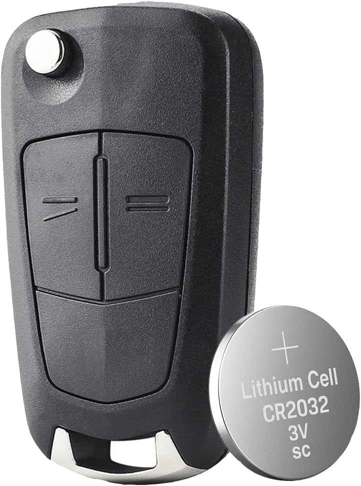 2 Buttons Car Key Fob Case For Vauxhall Zafira Opel Astra H Corsa D ...