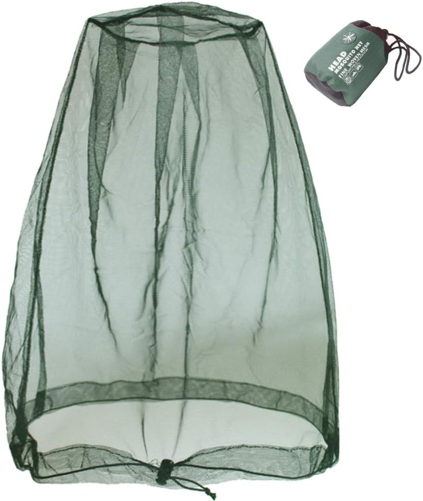 Amazon.com : Cinvo Head Net Hat Bug Net Face Netting for Bugs No See ...