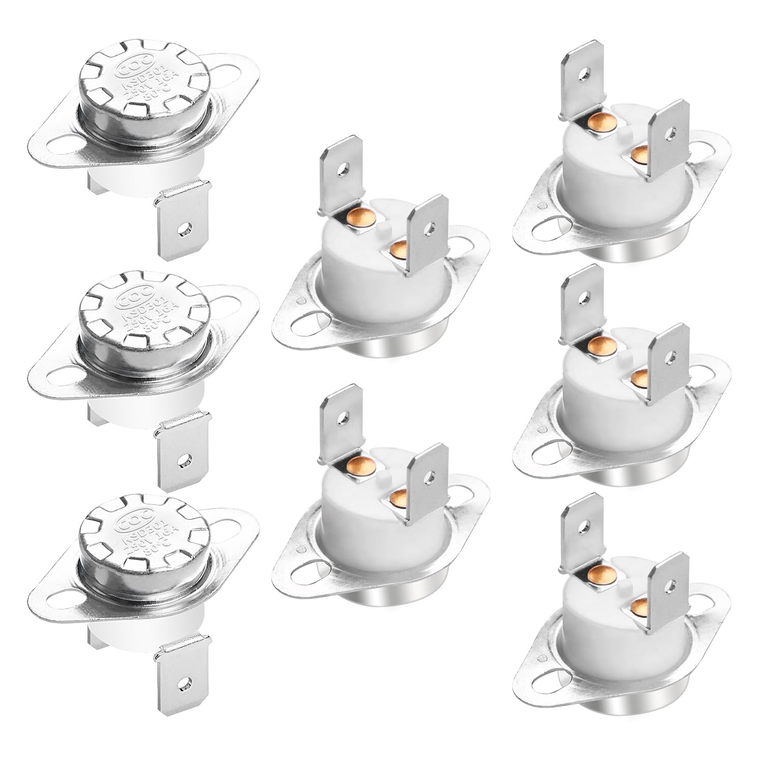 Snapklik.com : Thermal Control Switch KSD301 Normally Open NO 80 ...