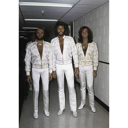 Amazon.com: the Bee Gees wearing white costumes Photo Print (8 x 10 ...