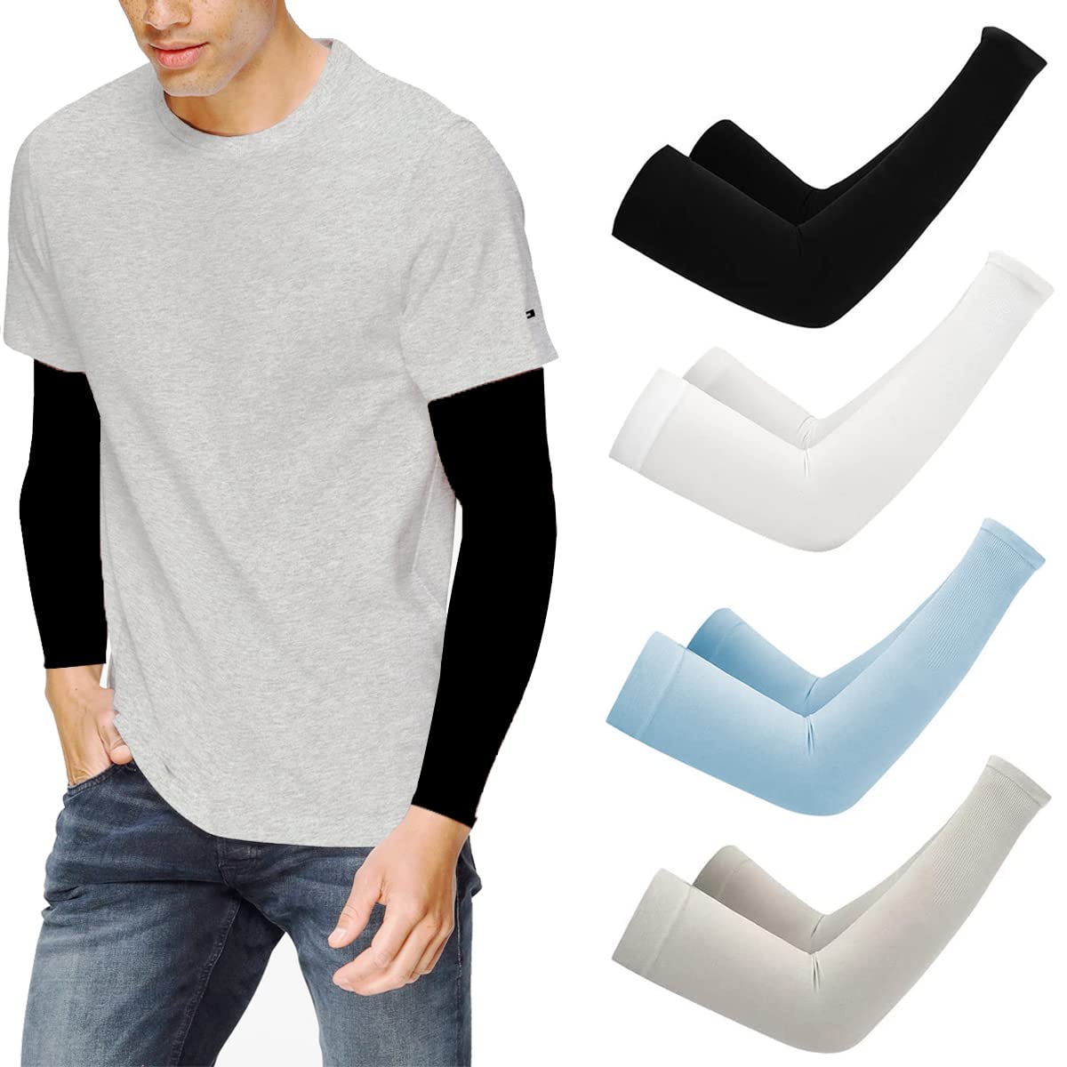 Arm Sleeves Men, Arm Sleeves Arm Compression Sleeve, Volleyball Arm ...