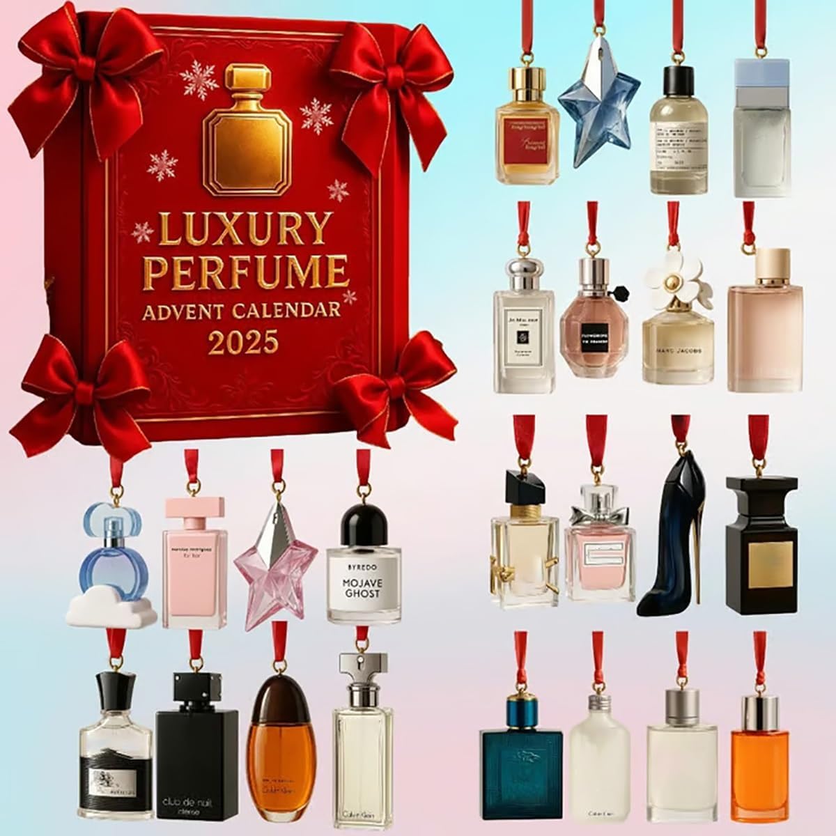 Amazon.com: Perfume Advent Calendar Luxury 2025-24 Days Acrylic ...