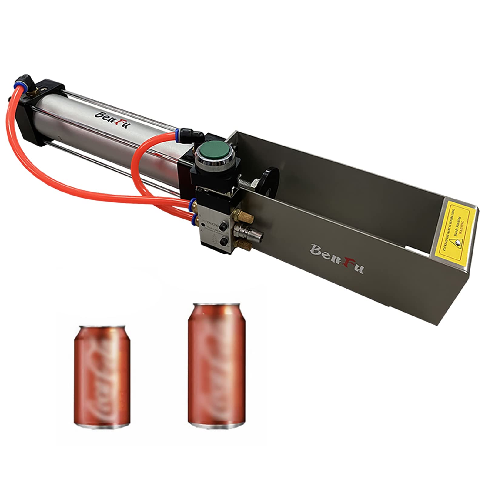 Amazon.com: Benfu Can Crushers, Pneumatic Crushers, Automatic Can ...