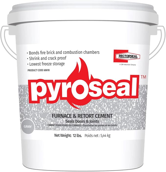 Amazon.com: Rectorseal 68618 12-Pound Pyroseal Furnace And Retort ...