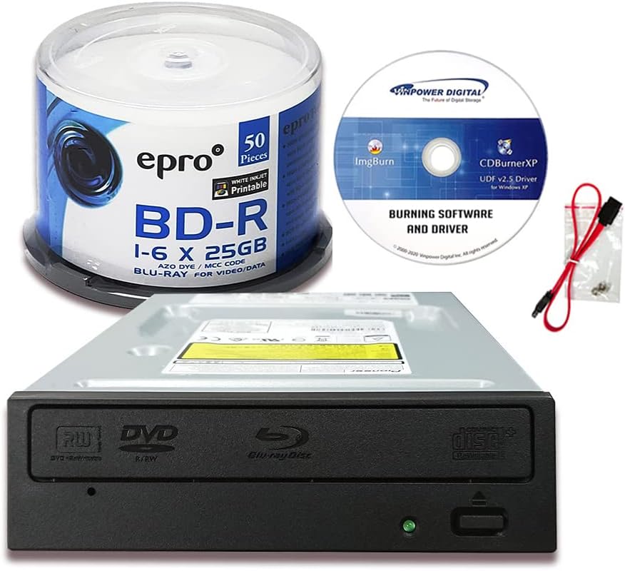 Amazon.com: Digital Pioneer BDR-212V Blu-ray SATA 16x Internal Blue-Ray ...