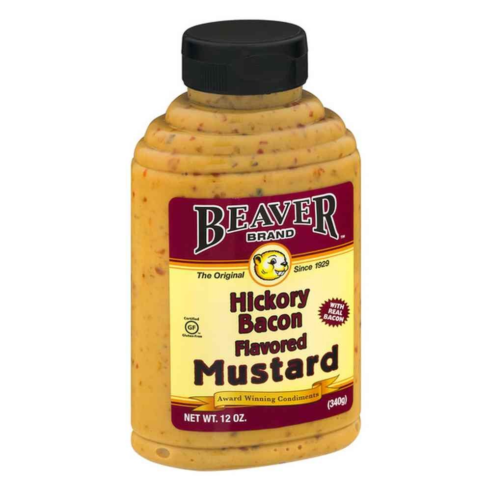 Amazon.com : Beaver Hickory Bacon Mustard, 12 Ounce (Pack of 6 ...
