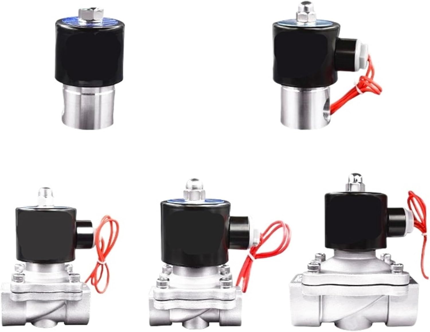 Amazon.com: DN8 DN15 DN25 Stainless steel Electric Solenoid Valve 12V ...
