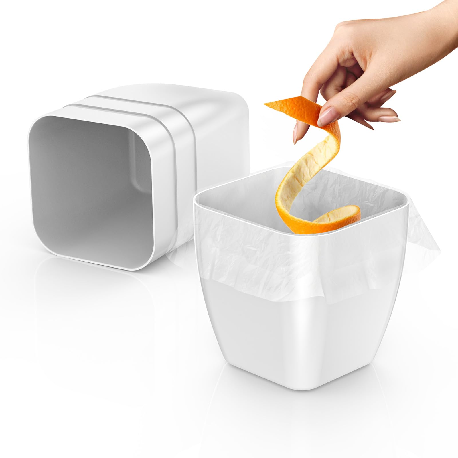 Snapklik.com : HEMOPLT Mini Trash Can - 4 Pack Desktop Countertop Small ...