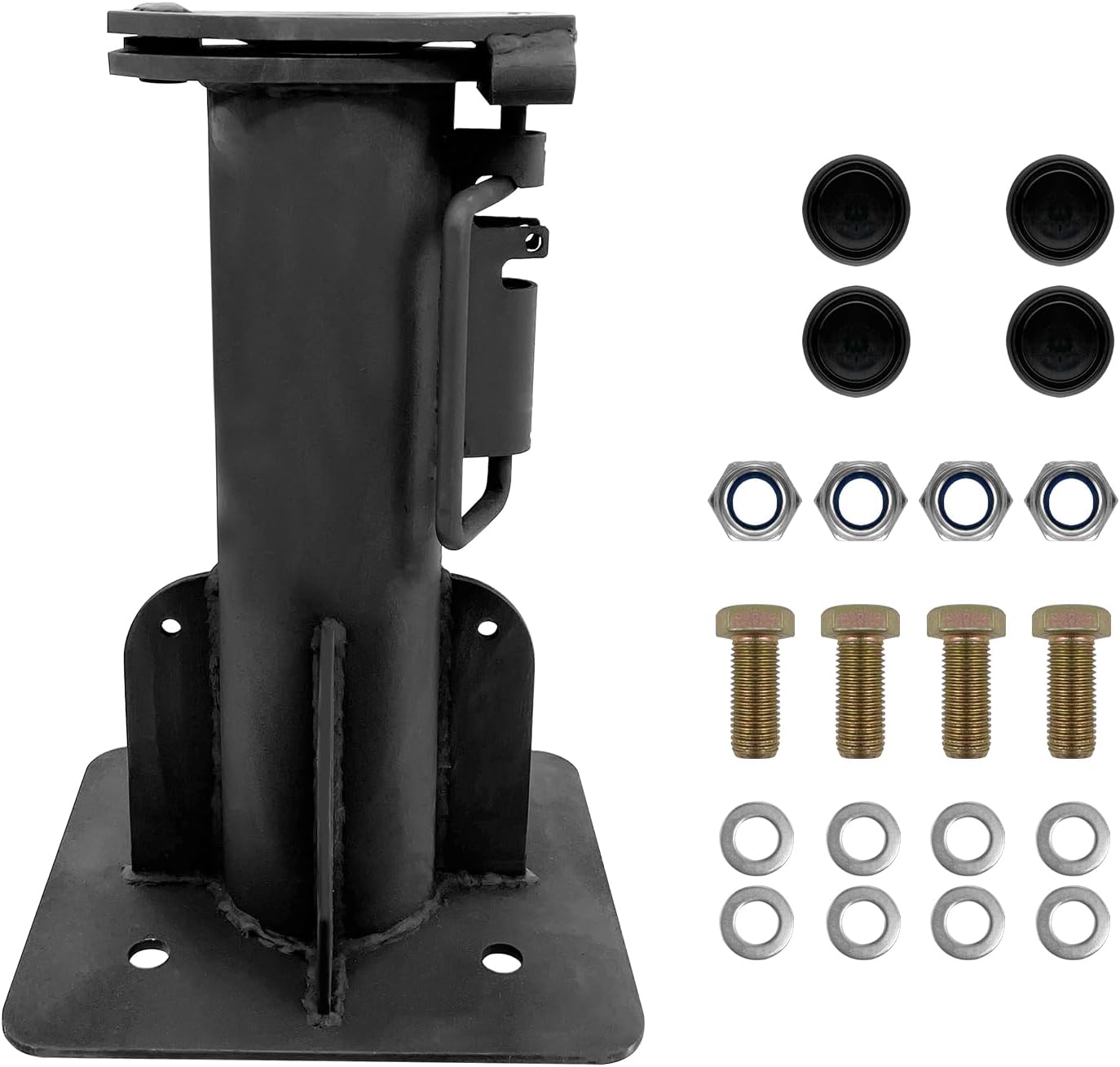 Amazon.com: Blrack 17" Fifth (5th) Wheel RV to Gooseneck Adapter Hitch ...