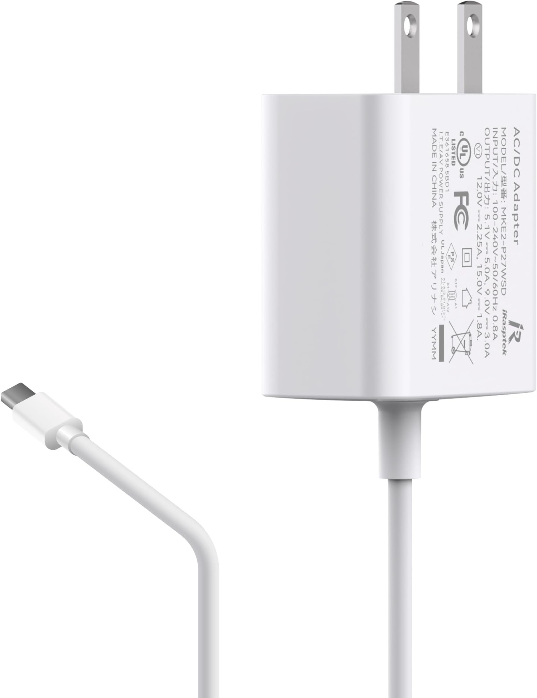 Amazon.com: PD 27W USB-C Power Supply 5.1V / 5A PSU Charger for ...