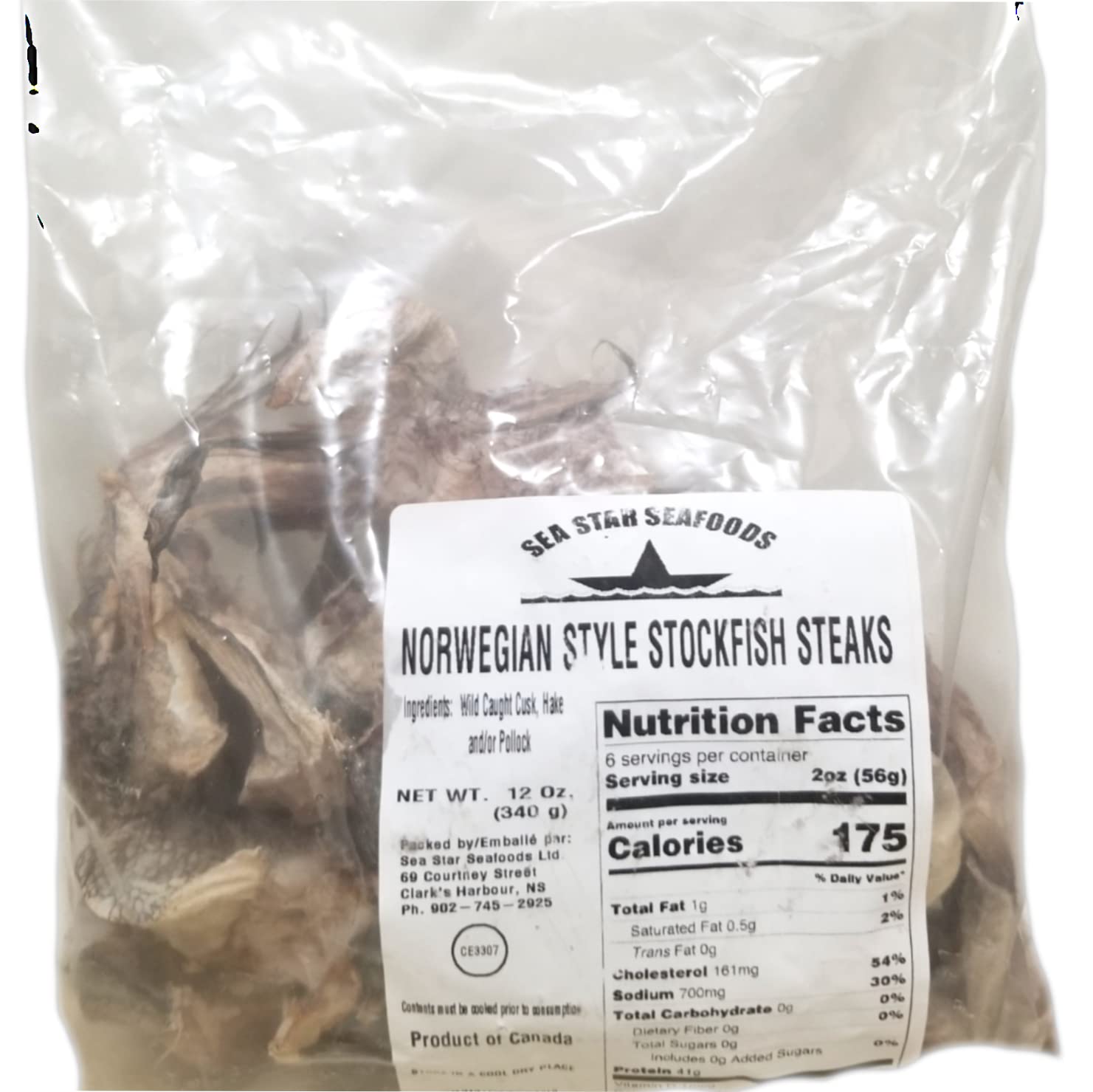 Amazon.com: Dry Stock Fish Norwegian Hard stockfish Steak, Cod Fish ...