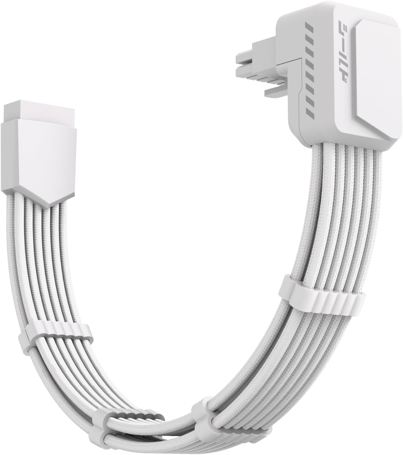 EZDIY-FAB Shield PCIE 5.1 GPU Extension Cable with 90 Degree 12V-2x6 ...