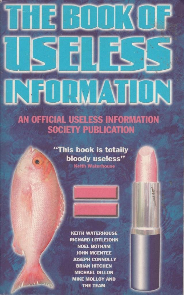 Book of Useless Information: Waterhouse, Keith: 9781903402795: Amazon ...