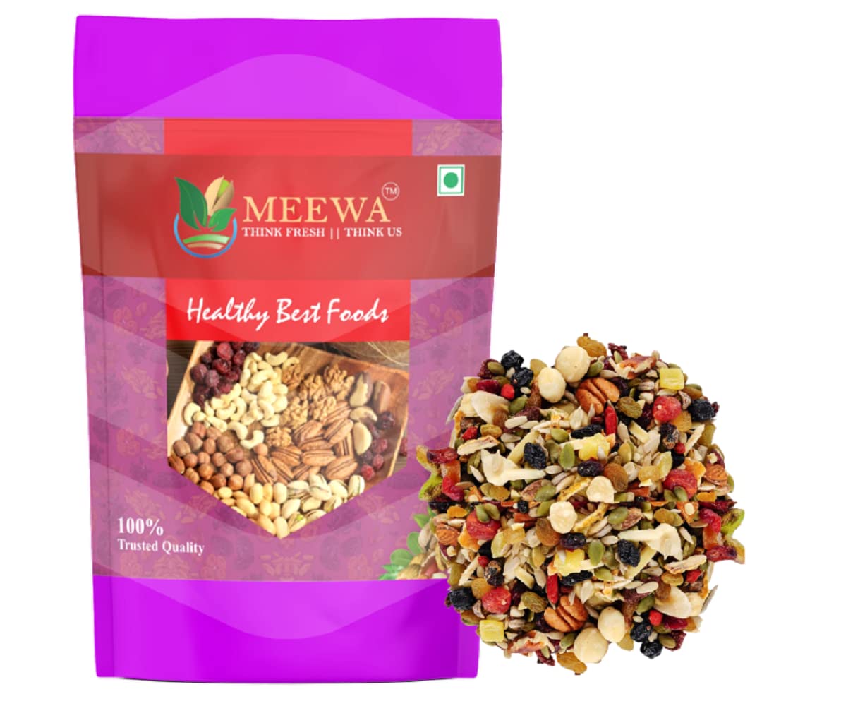 MEEWA THINK FRESH THINK US 1 Kg Power Mixed Dry Fruit Nut Mix (14 ...