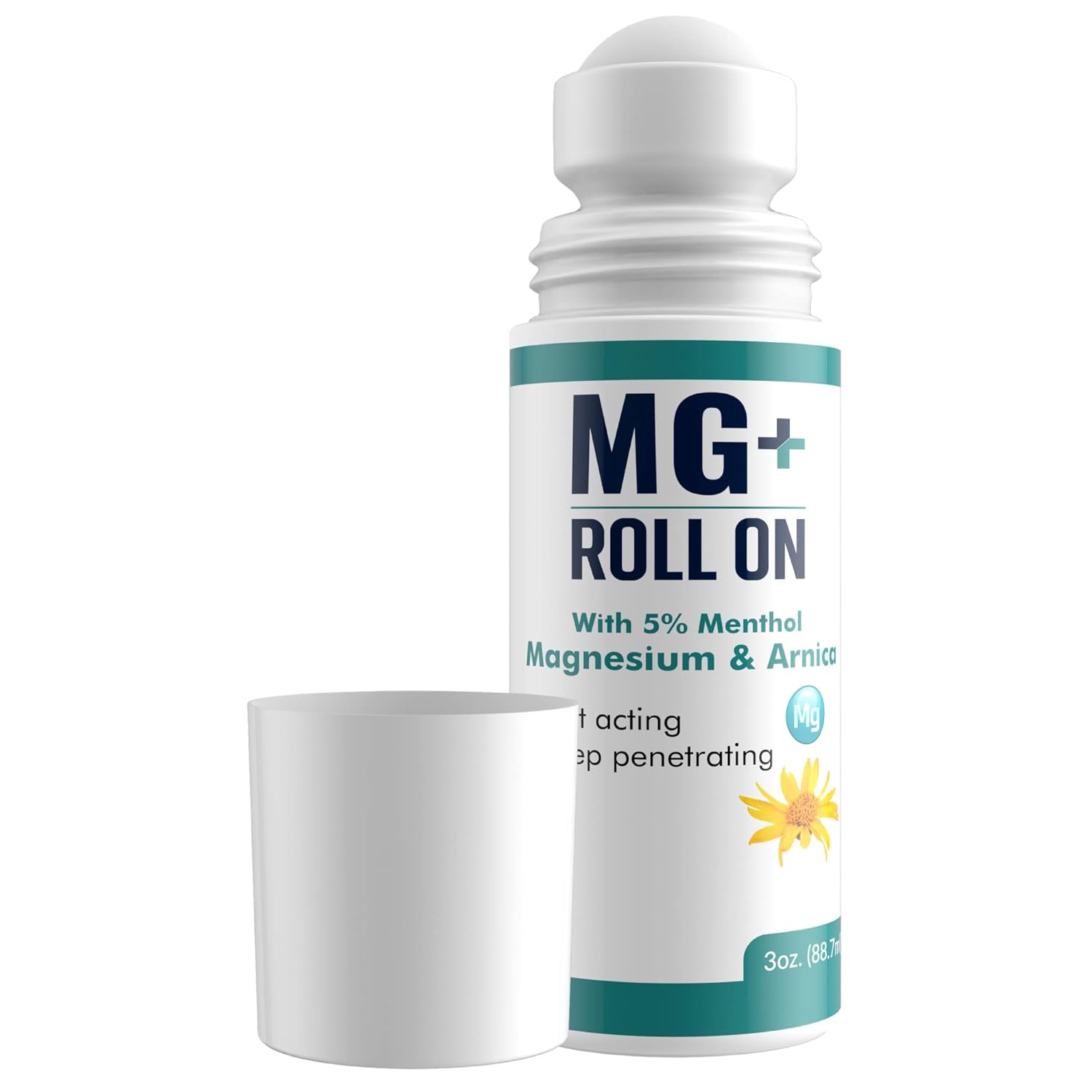MARS WELLNESS MG+ Roll-On de Alívio da Dor (85 g) – Alívio Rápido com ...