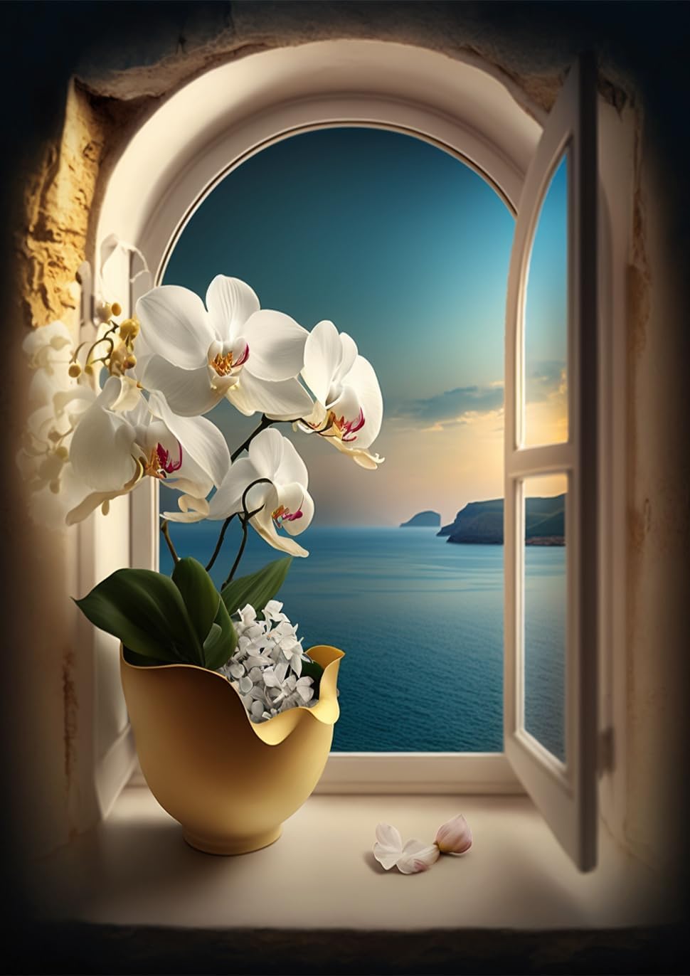 Amazon.com: Plants Jigsaw Puzzle 1000 Pieces,White Orchid Puzzles for ...