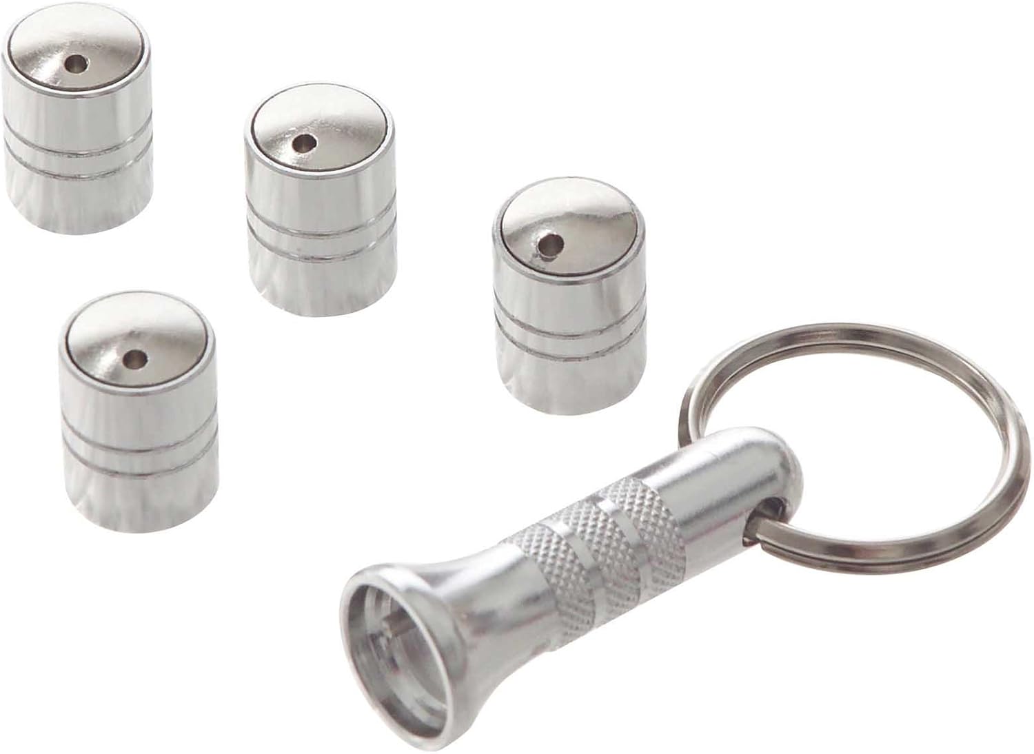 Richbrook 3100.07 Spinning Anti-Theft Caps, Silver : Amazon.co.uk ...