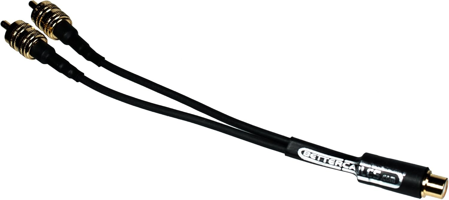 Amazon.com: Silver Serpent Subwoofer Y Adapter Cable High-End, High ...