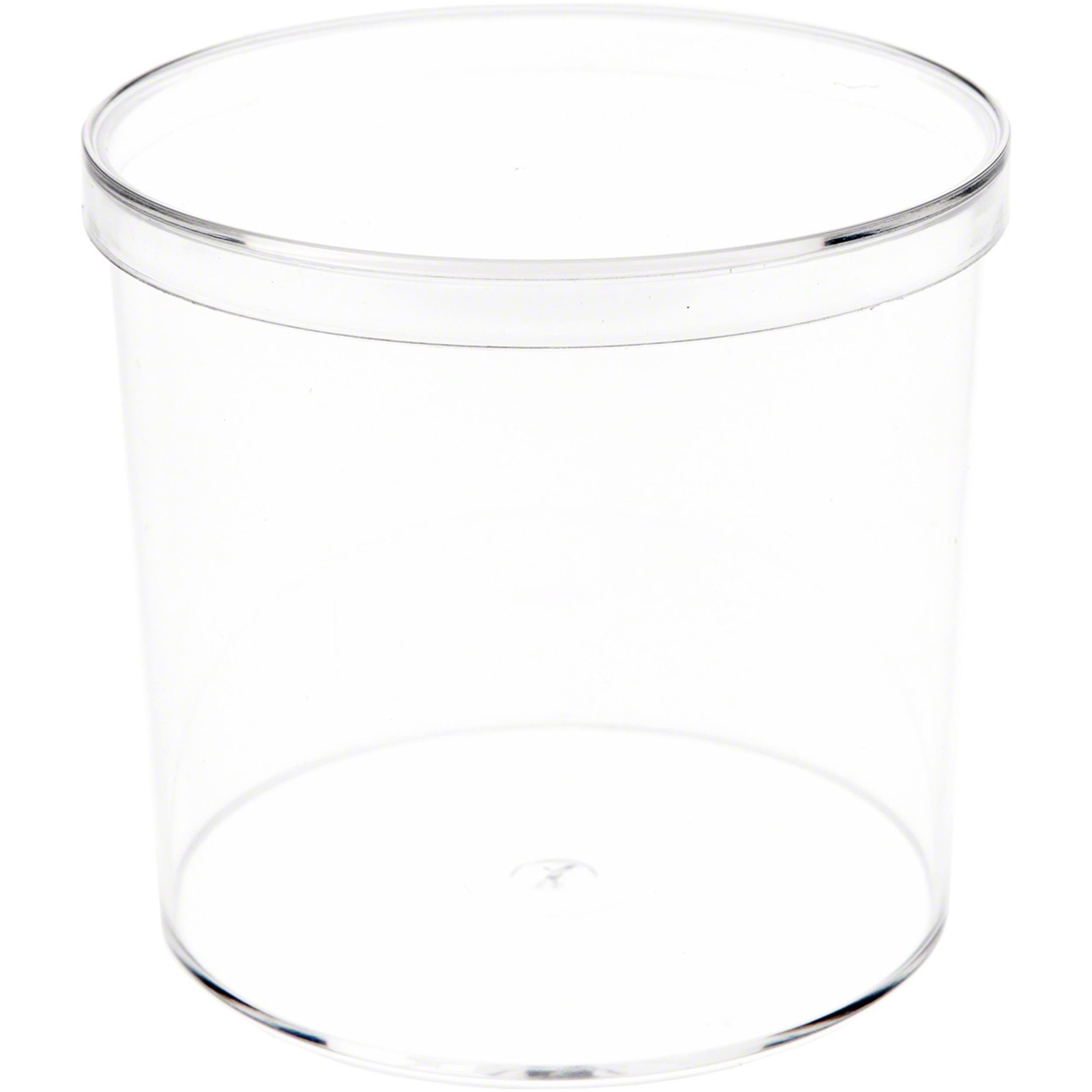 Amazon.com: Pioneer Plastics 115C Clear Cylinder Plastic Container, 3. ...