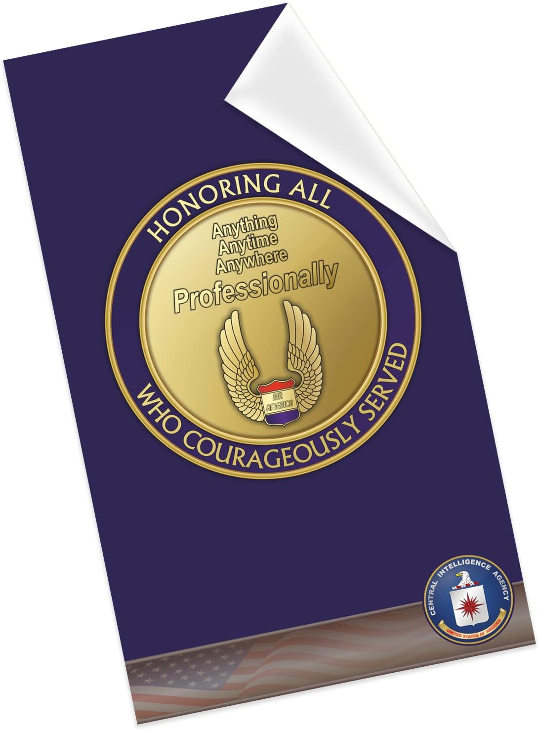 Amazon.com: CIA Licensed Decal Sticker 3x5 inches Laptop Decor (CIA ...